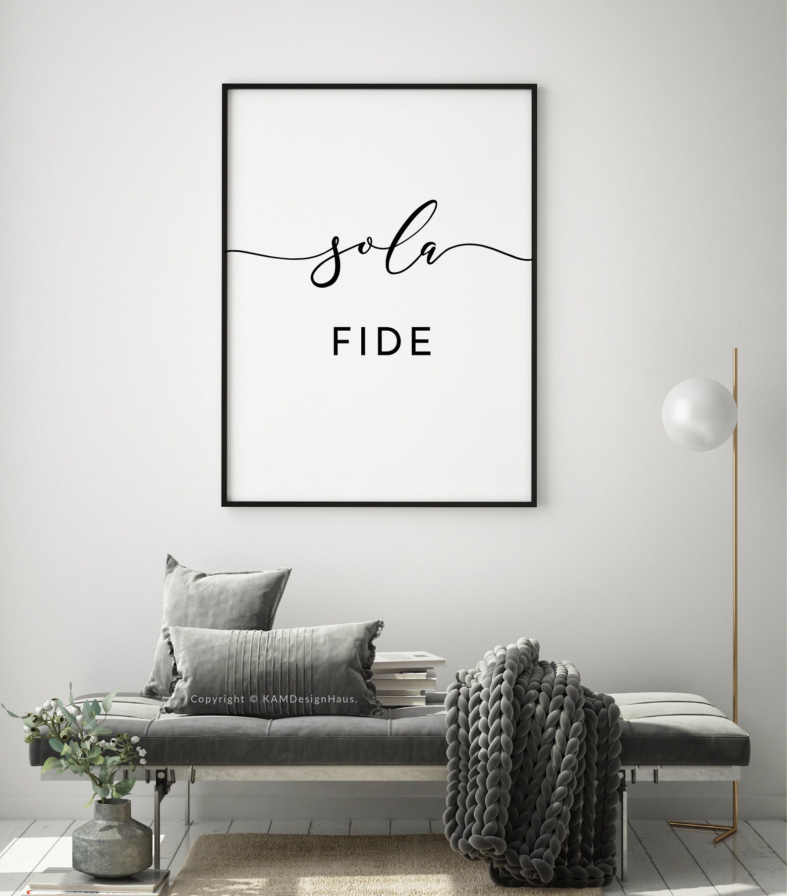 Sola Gratia Sola Fide Sola Scriptura Set of 3 Christian | Etsy