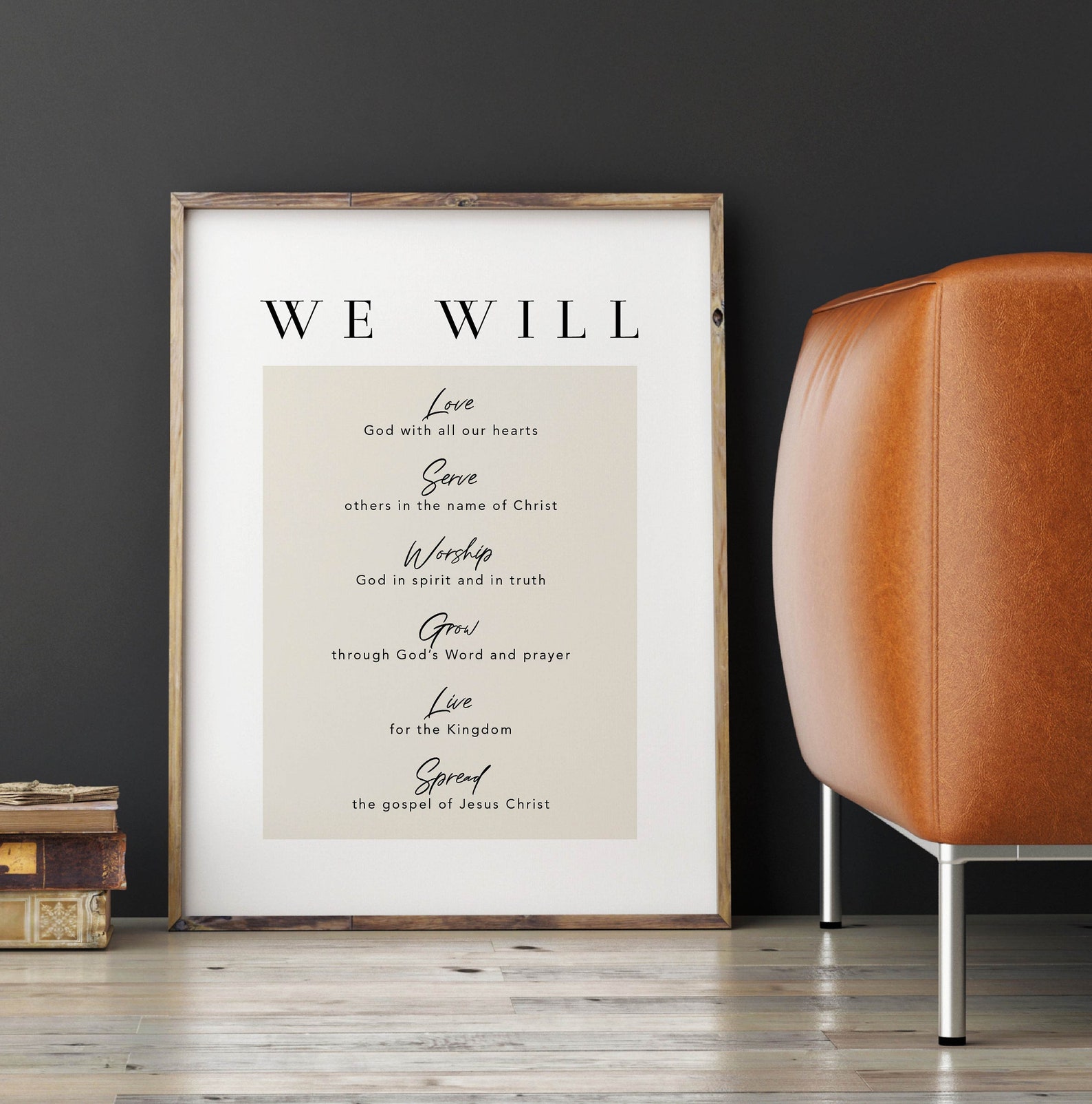 Mission Statement Christian Print Printable Wall Art | Etsy