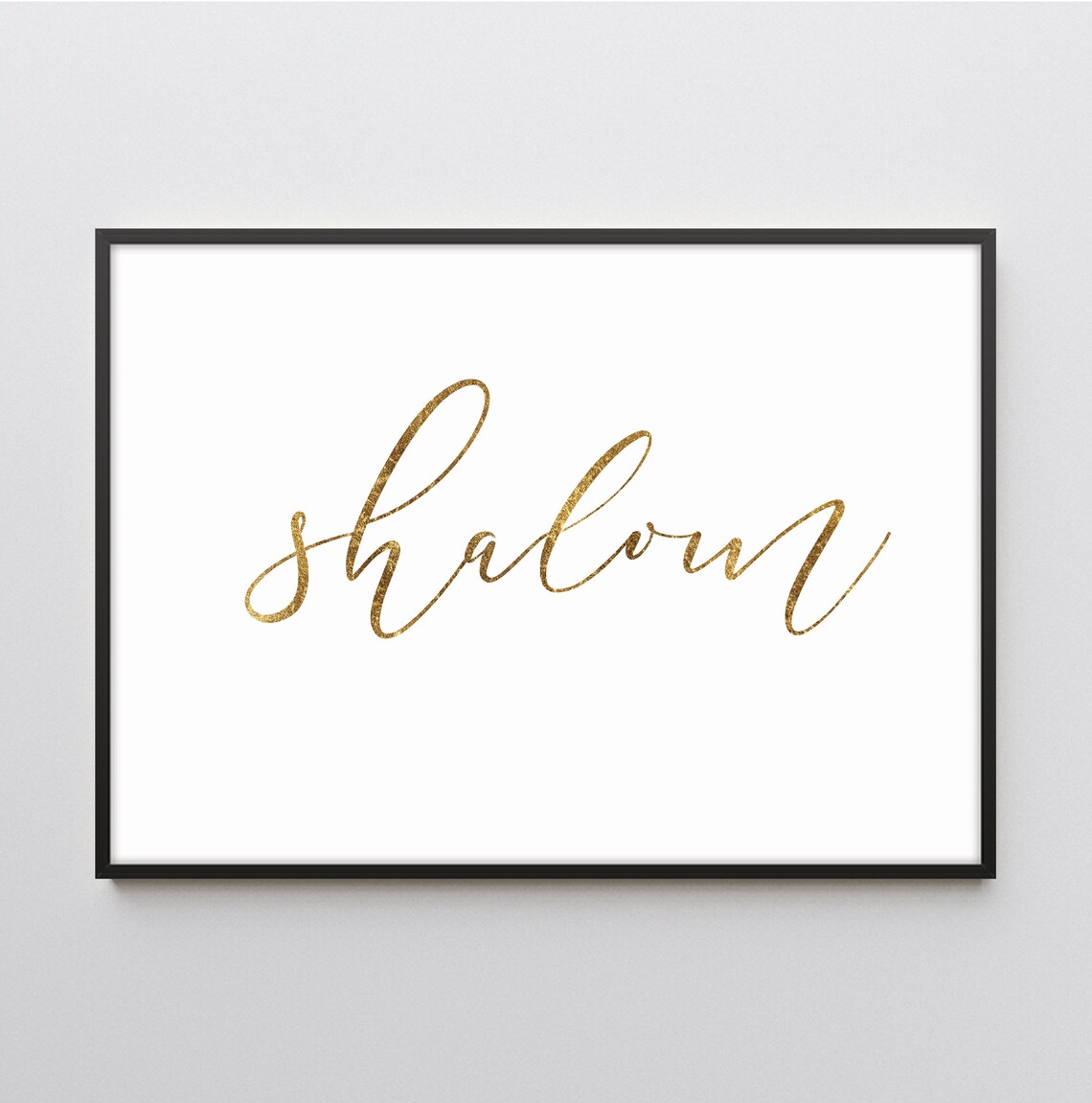 Shalom Printable Wall Art Shalom Digital Print Christian | Etsy