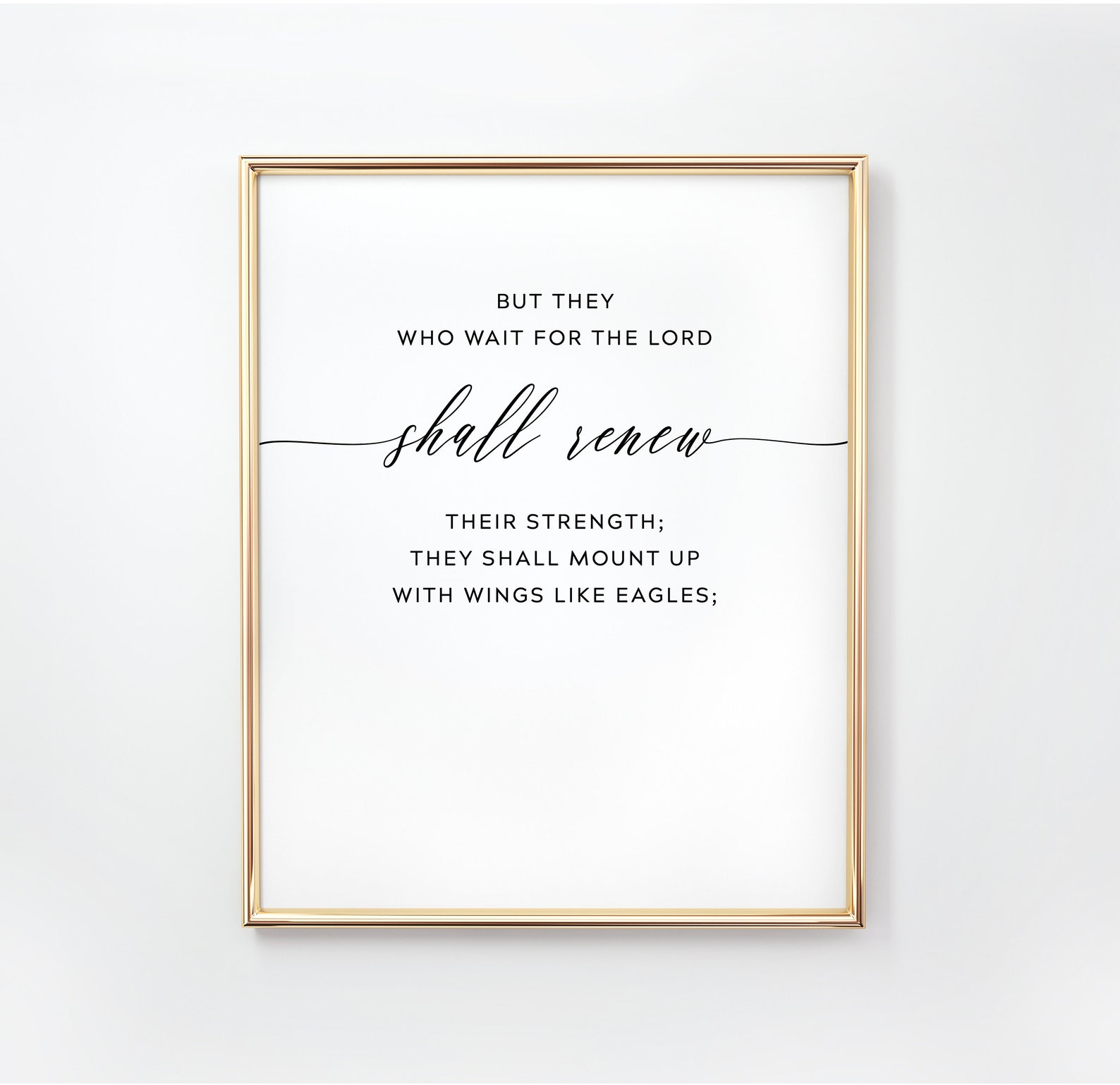 Isaiah 40:31 ESV Bible Verse Printable Wall Art Scripture - Etsy