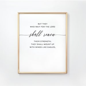 Isaiah 40:31 ESV Bible Verse Printable Wall Art, Scripture Digital ...