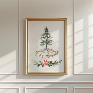 Christmas Printables, Good Tidings of Great Joy Bible Verse Christmas ...