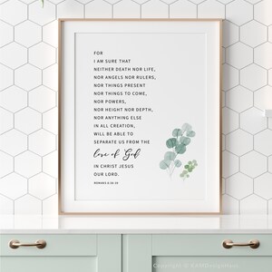 Romans 8:38-39 Bible Verse Printable Wall Art, Bible Verse Print ...