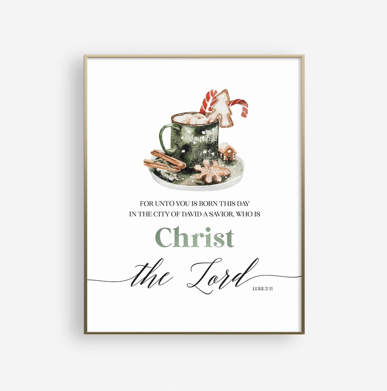 Set of 10 Christmas Bible Verse Printables, Christmas Downloadable ...