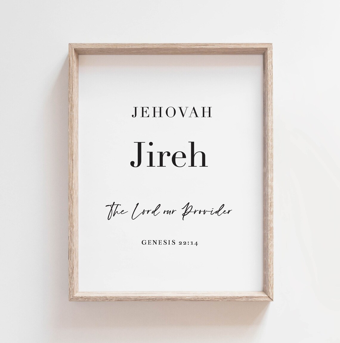 The 7 Names of God Bundle Bible Verse Printable Wall Art Set - Etsy