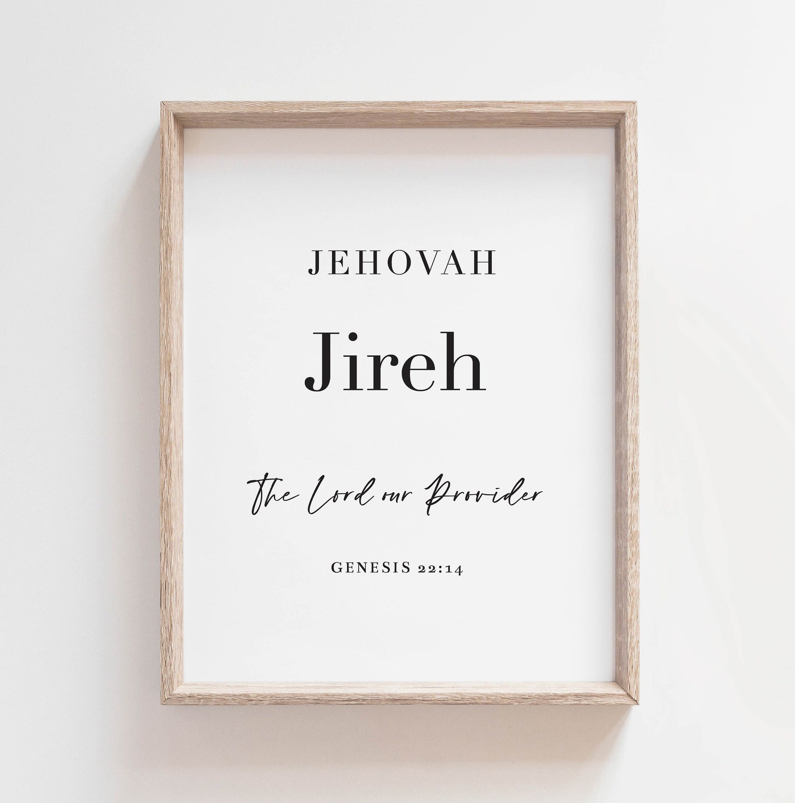 The 7 Names of God Bundle Bible Verse Printable Wall Art Set - Etsy