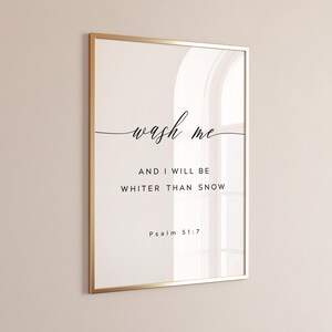 Psalm 51:7 Cleanse Me Wash Me Bible Verse Print, Scripture Download ...