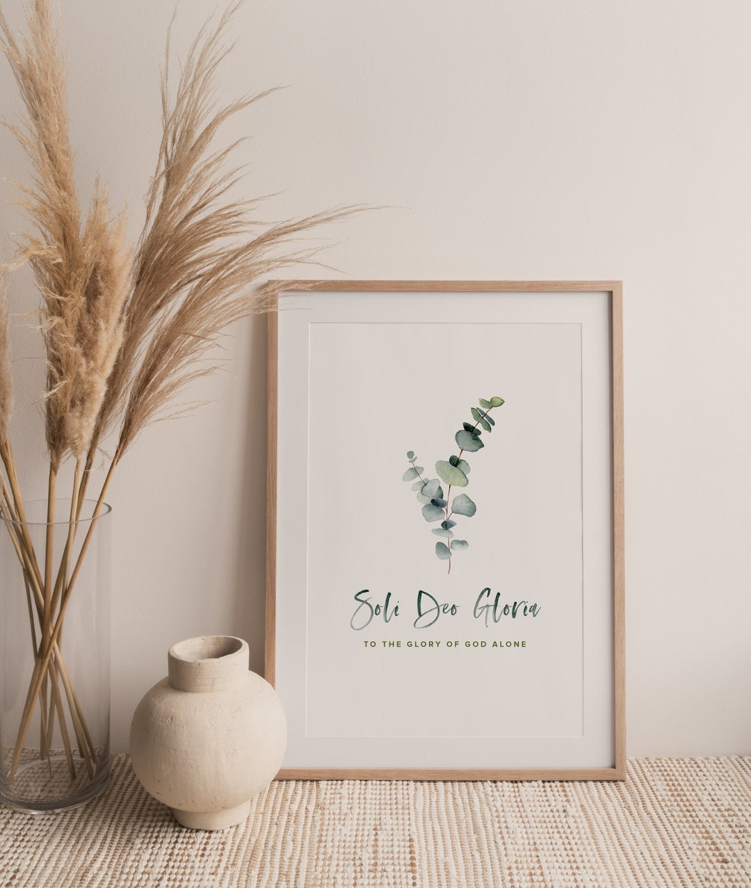 Soli Deo Gloria Wall Art, Printable Wall Art, Glory Digital Print ...