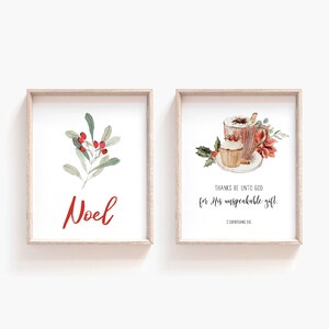 Set of 10 Christmas Bible Verse Printables, Christmas Downloadable ...