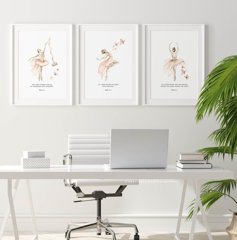 Psalm 30:11 Mourning Into Dancing Scripture Printable Wall | Etsy