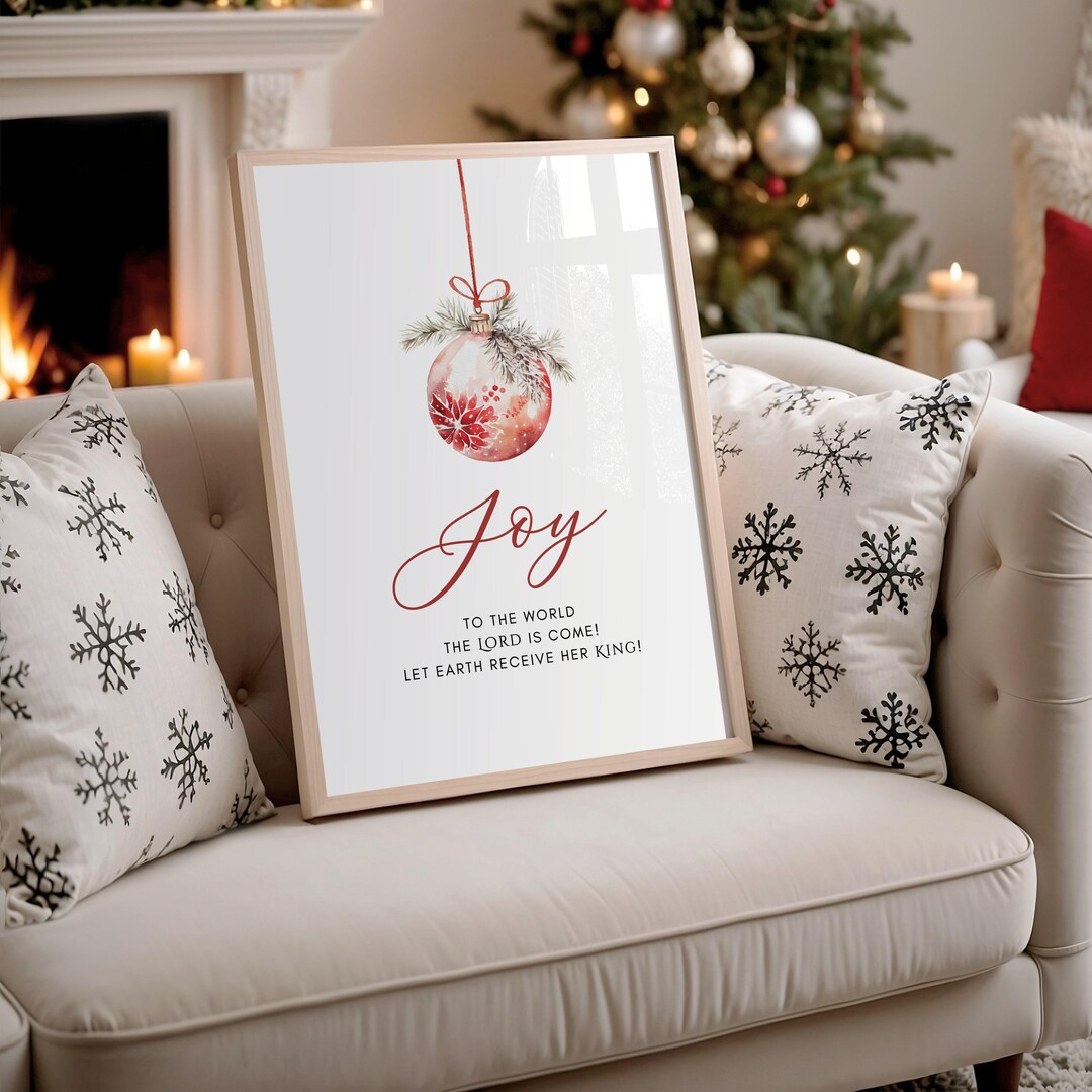 JOY Christmas Print, Christmas Printables, Joy Print Download ...