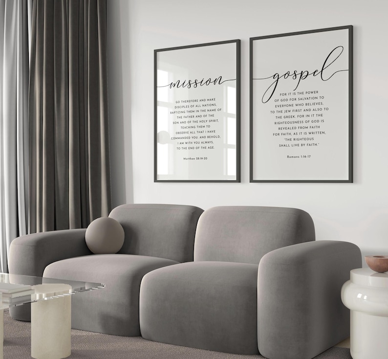 Matthew 28:19-20 Scripture Wall Art, Printable Wall Art, Bible Verse ...