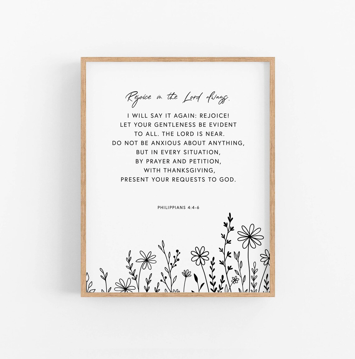 Philippians 4:4-8 Bible Verse Wall Art Set of 3 Printable - Etsy