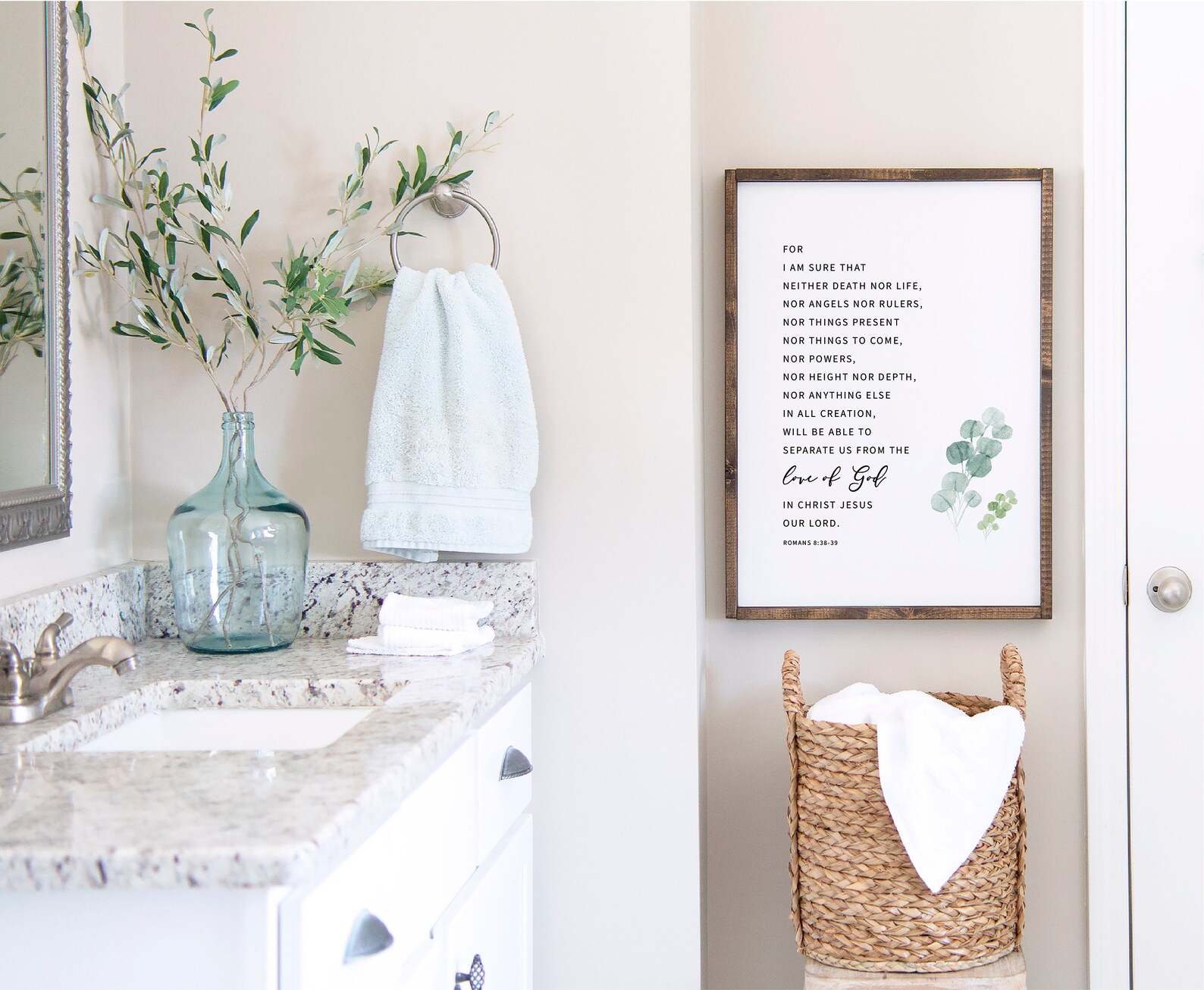 Romans 8:38-39 Bible Verse Printable Wall Art Bible Verse - Etsy