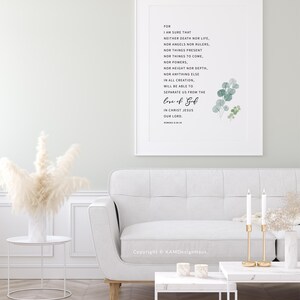 Romans 8:38-39 Bible Verse Printable Wall Art, Bible Verse Print ...