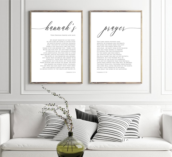 Prints Prayer wall art Family prayer art Scripture art print Bible ...