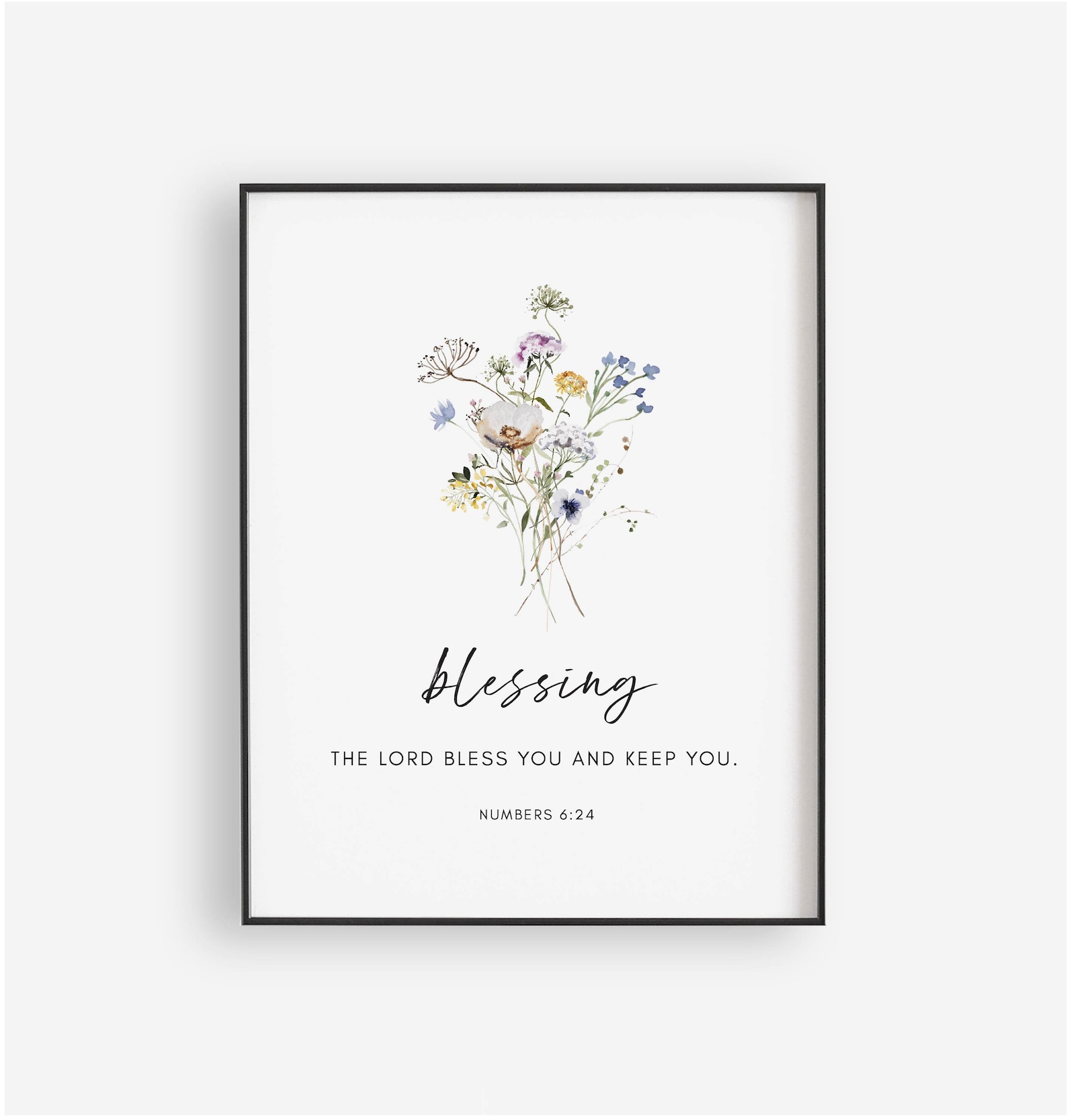 Faith Grace Blessing Set of 6 Scripture Bundle, Bible Verse Printable ...