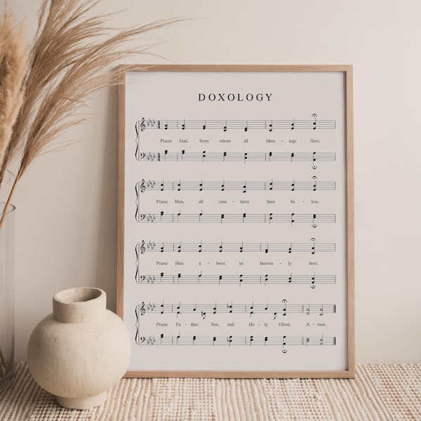 Doxology Print - Etsy