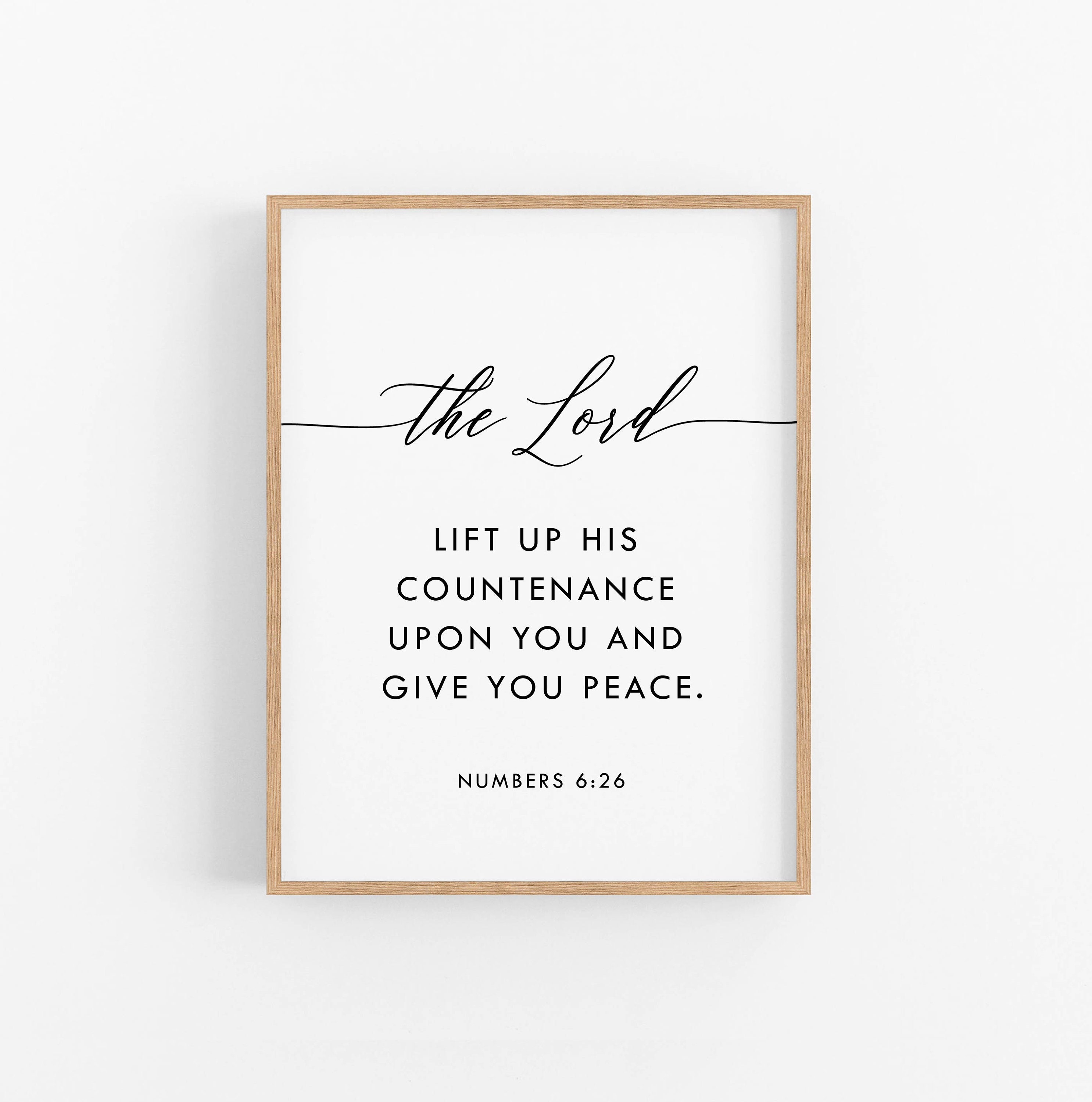 Set of 3 Bible Verse Wall Art Printable Scripture Numbers - Etsy