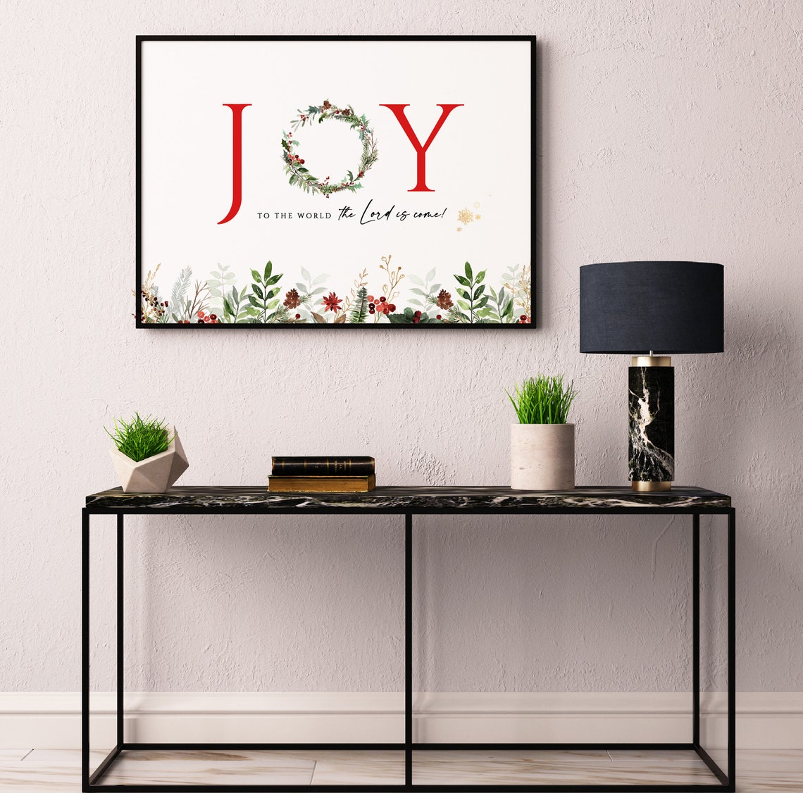 Joy to the World Christmas Printable Wall Art Christmas - Etsy