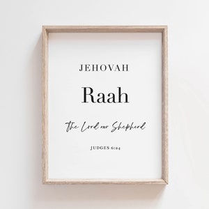 The 7 Names of God Bundle, Bible Verse Printable Wall Art, Set of 8 ...