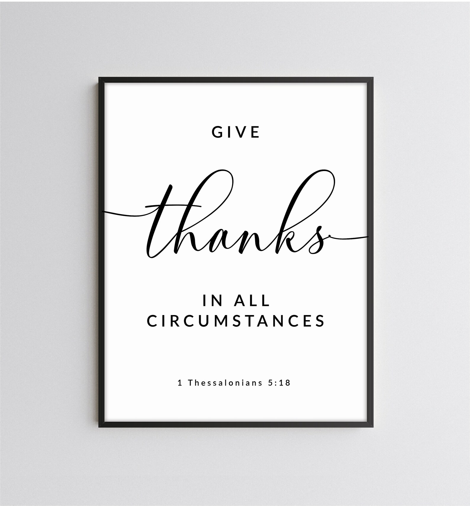 1 Thessalonians 5:16-18 Rejoice Pray Give Thanks Bible Verse - Etsy