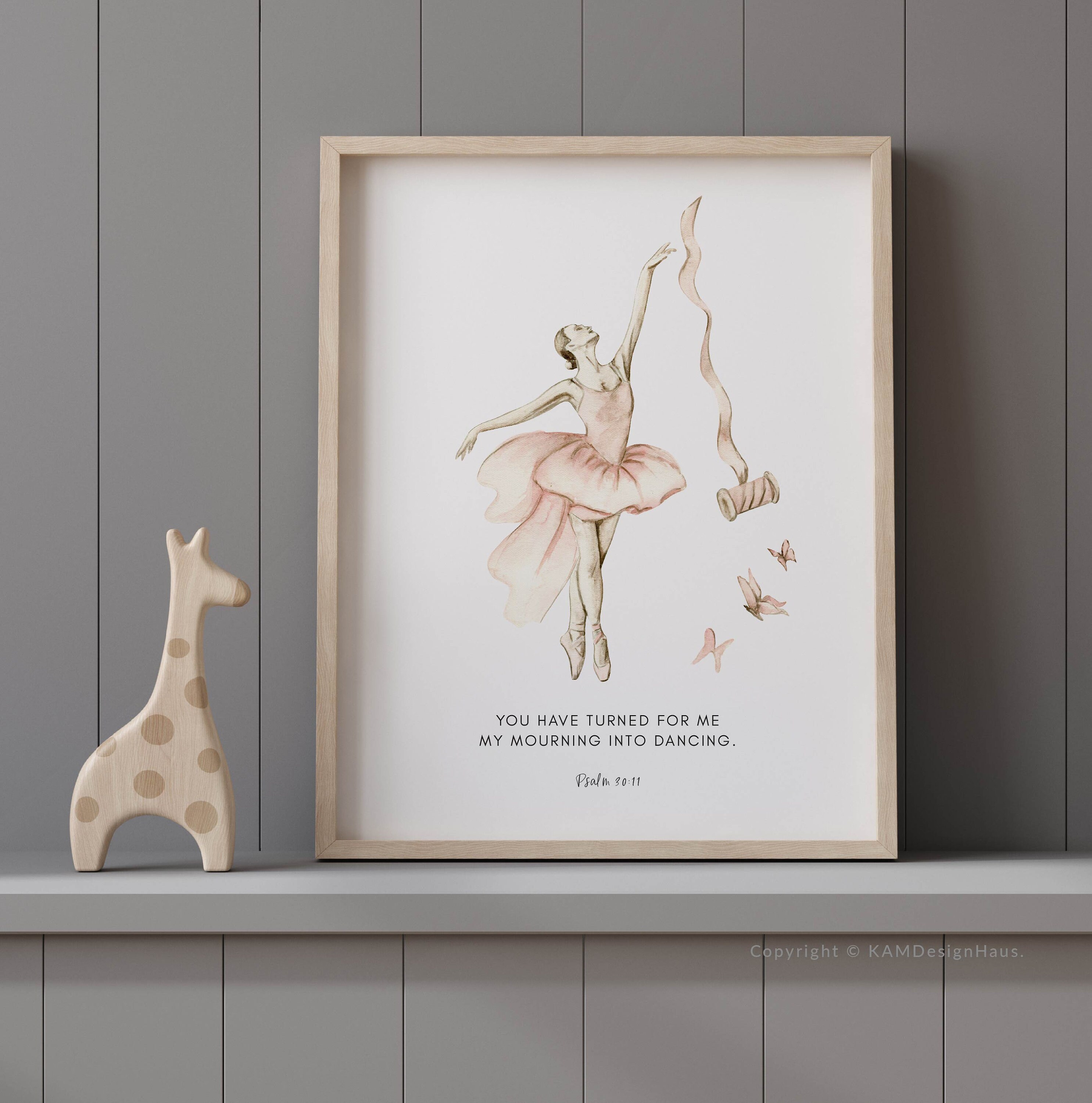 Psalm 30:11 Mourning Into Dancing Scripture Printable Wall | Etsy