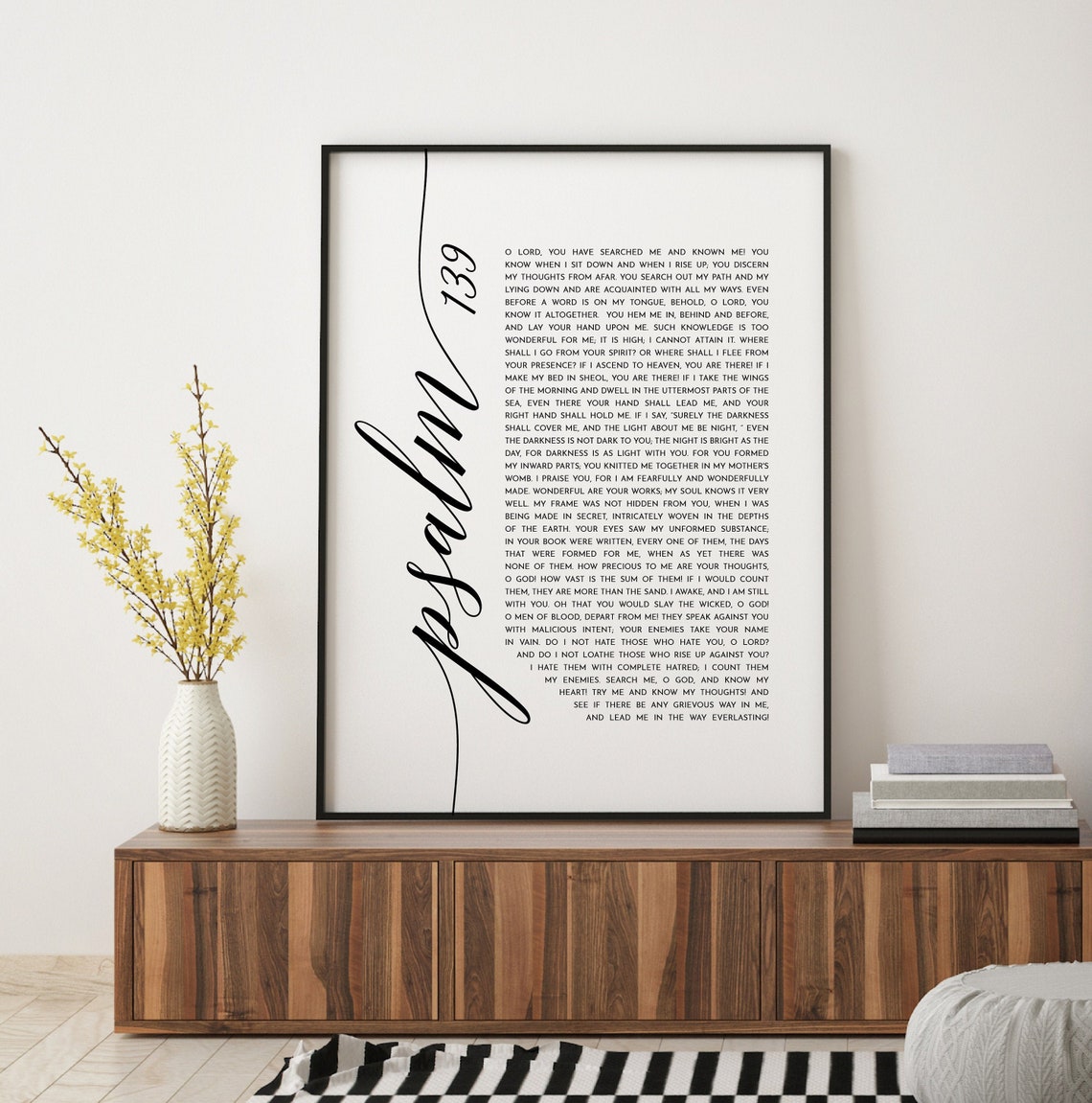 Psalm 139 Bible Verse Wall Art Printable Wall Art Bible - Etsy