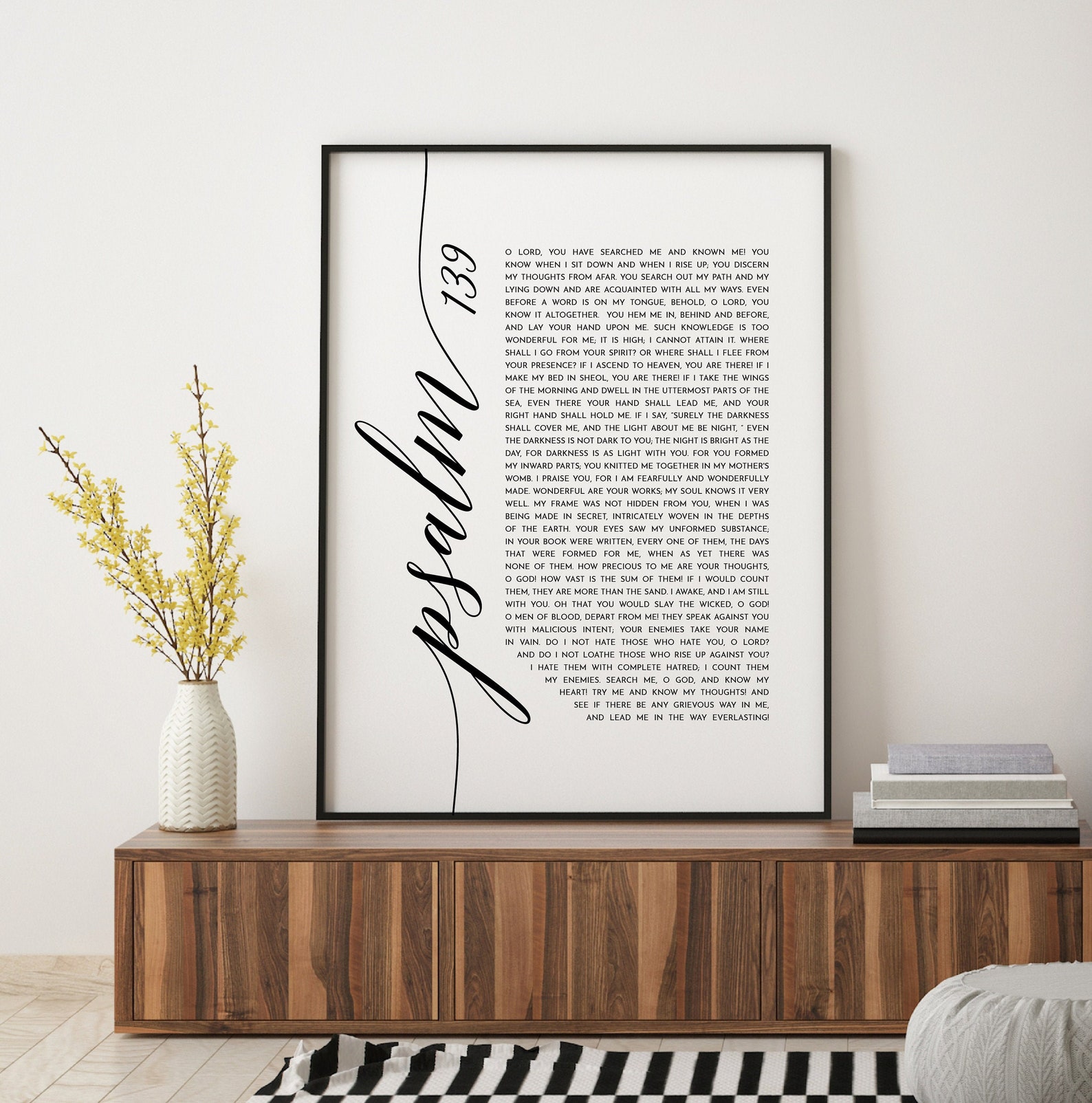 Psalm 139 Bible Verse Wall Art Printable Wall Art Bible - Etsy
