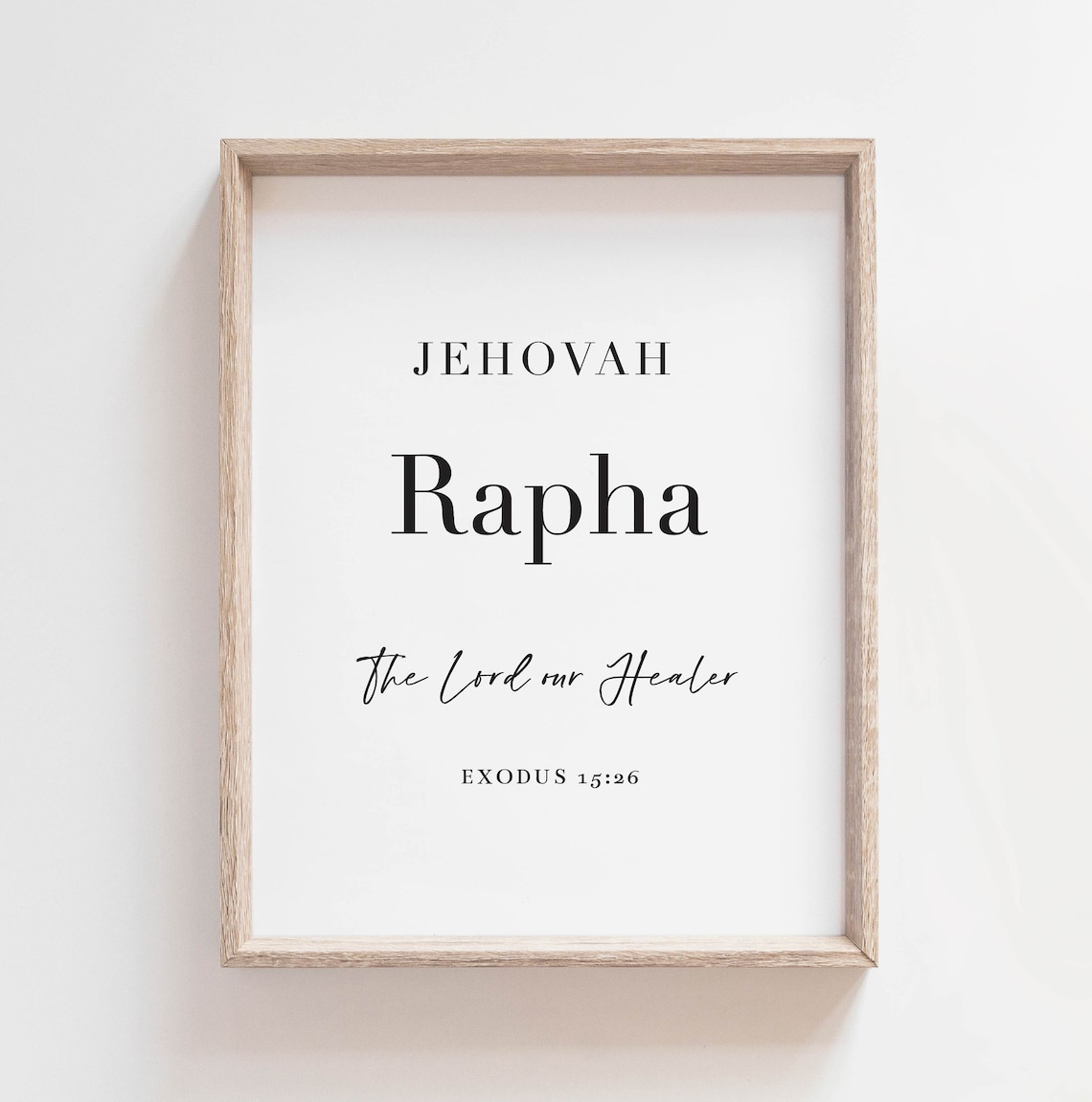 The 7 Names of God Bundle Bible Verse Printable Wall Art Set - Etsy