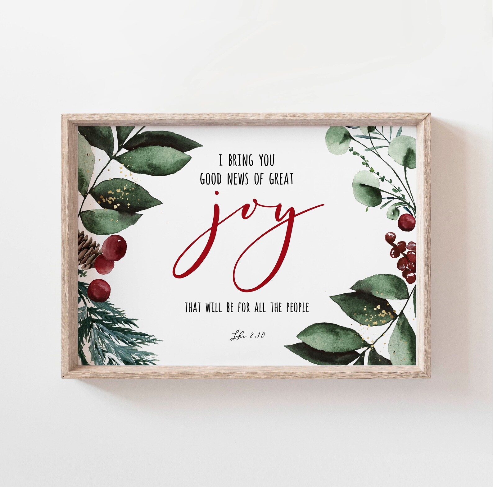 Set of 10 Christmas Scripture Printables Christmas - Etsy