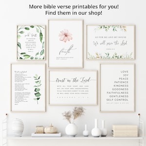 Psalm 91 Bible Verse Wall Art, Printable Wall Art, Bible Verse Digital ...