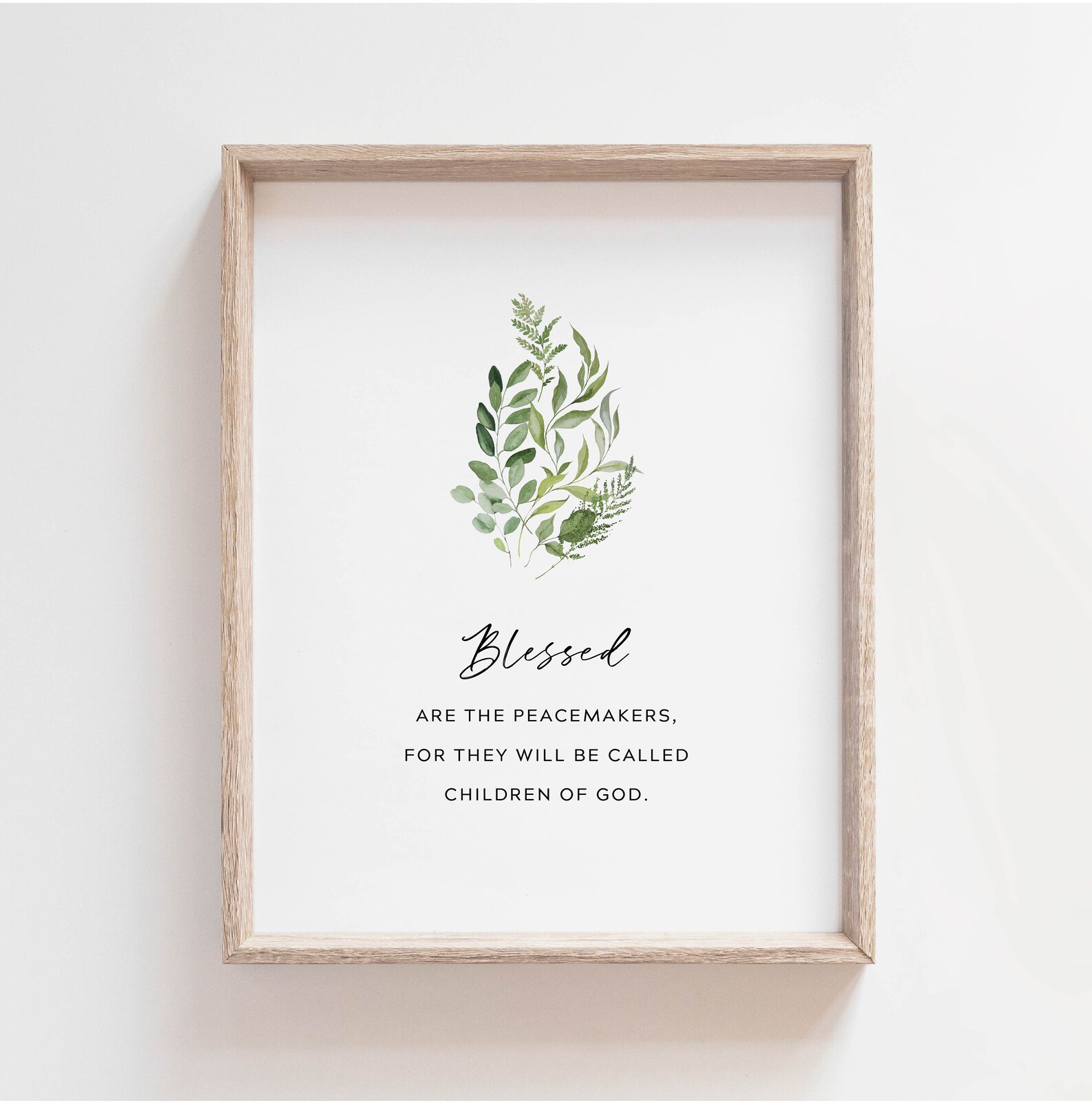 Matthew 5:3-10 the Beatitudes Bundle Bible Verse Wall Art - Etsy