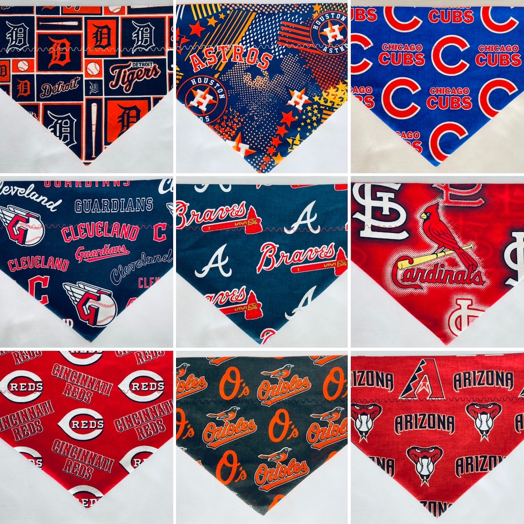Professional Baseball Team Reversible Collar Bandanas - Etsy