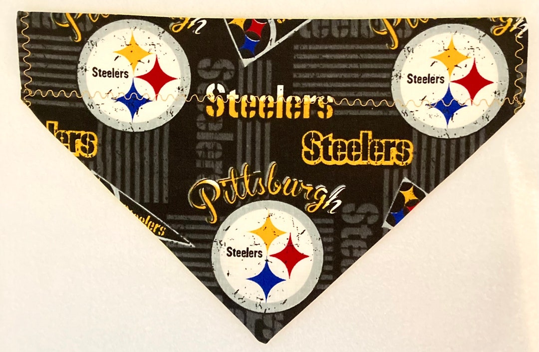 NFL Pittsburgh Steelers Football Reversible Collar Bandanas - Etsy