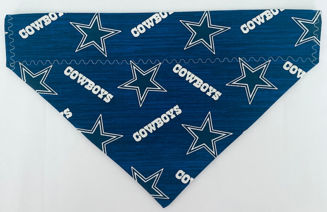Dallas Cowboys Reversible Collar Bandanas - Etsy