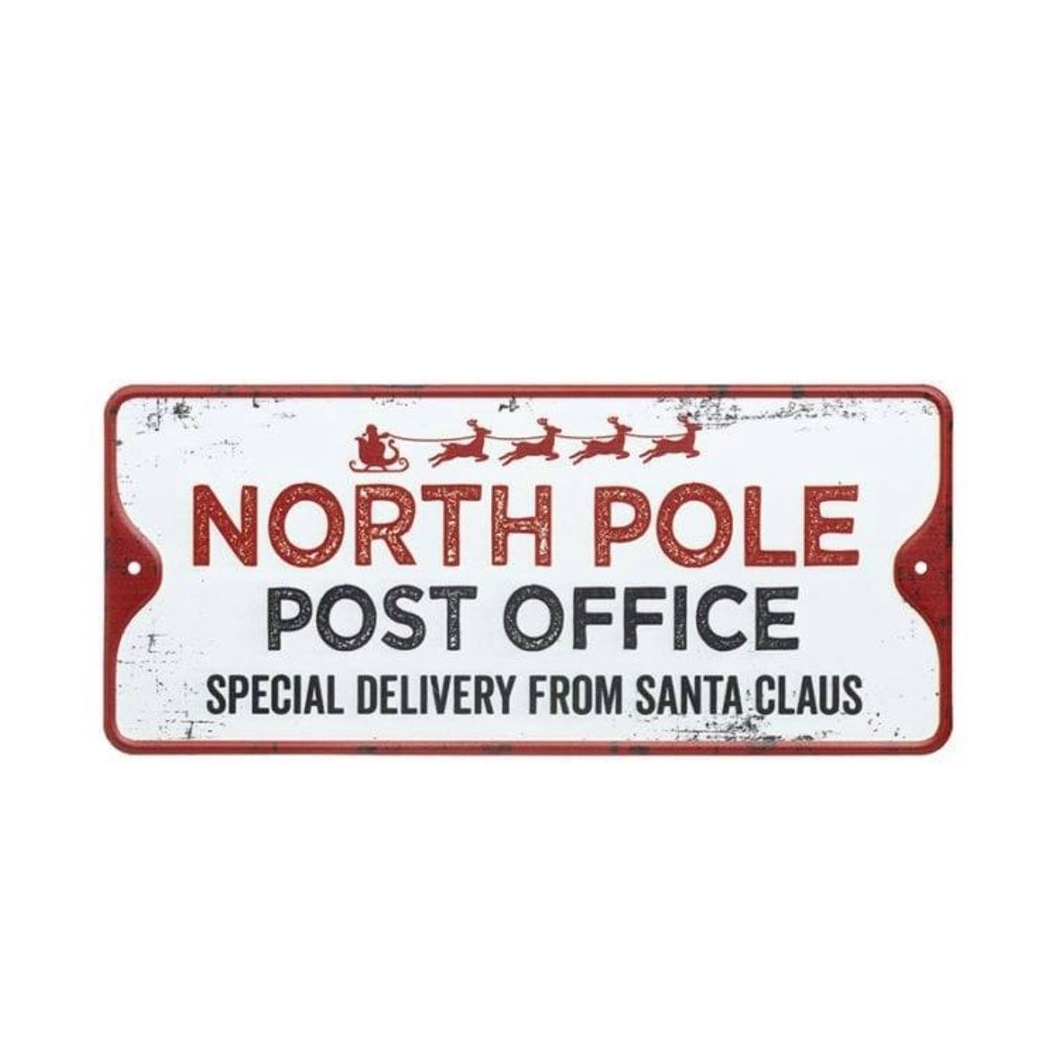 North Pole Sign Post