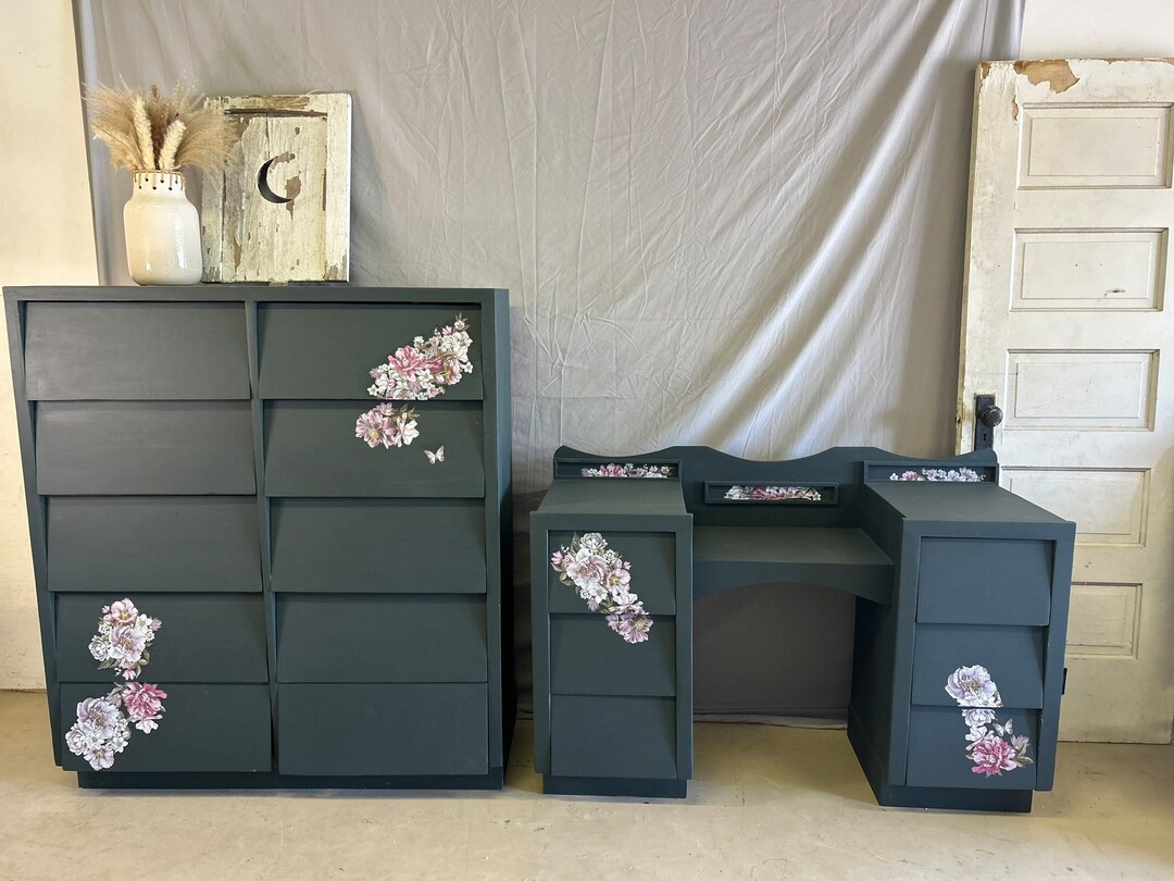 Solid Wood Hand Built Dresser and Vanity - Etsy