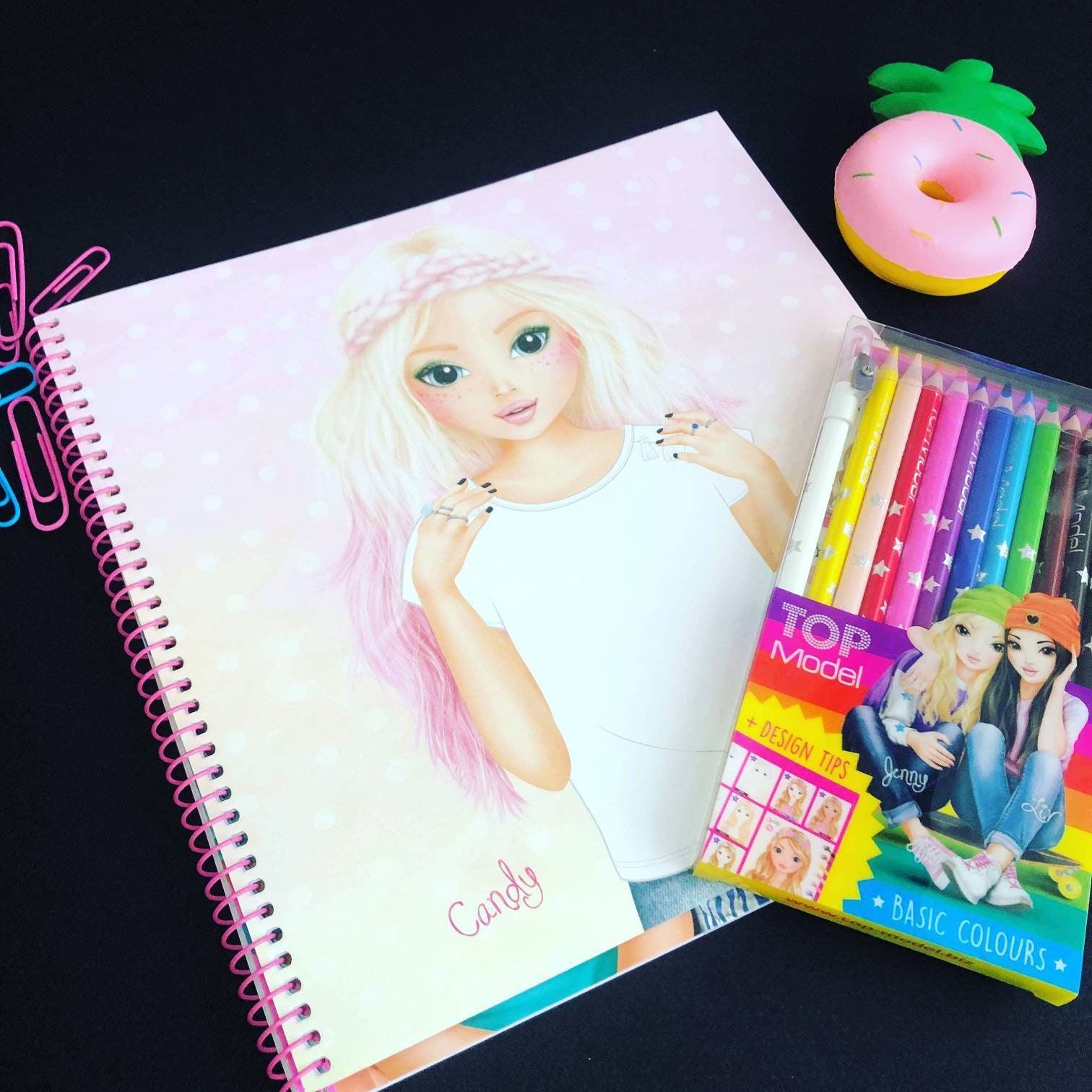 Topmodel T-shirt Design and Basic Pencils Gift Package - Etsy