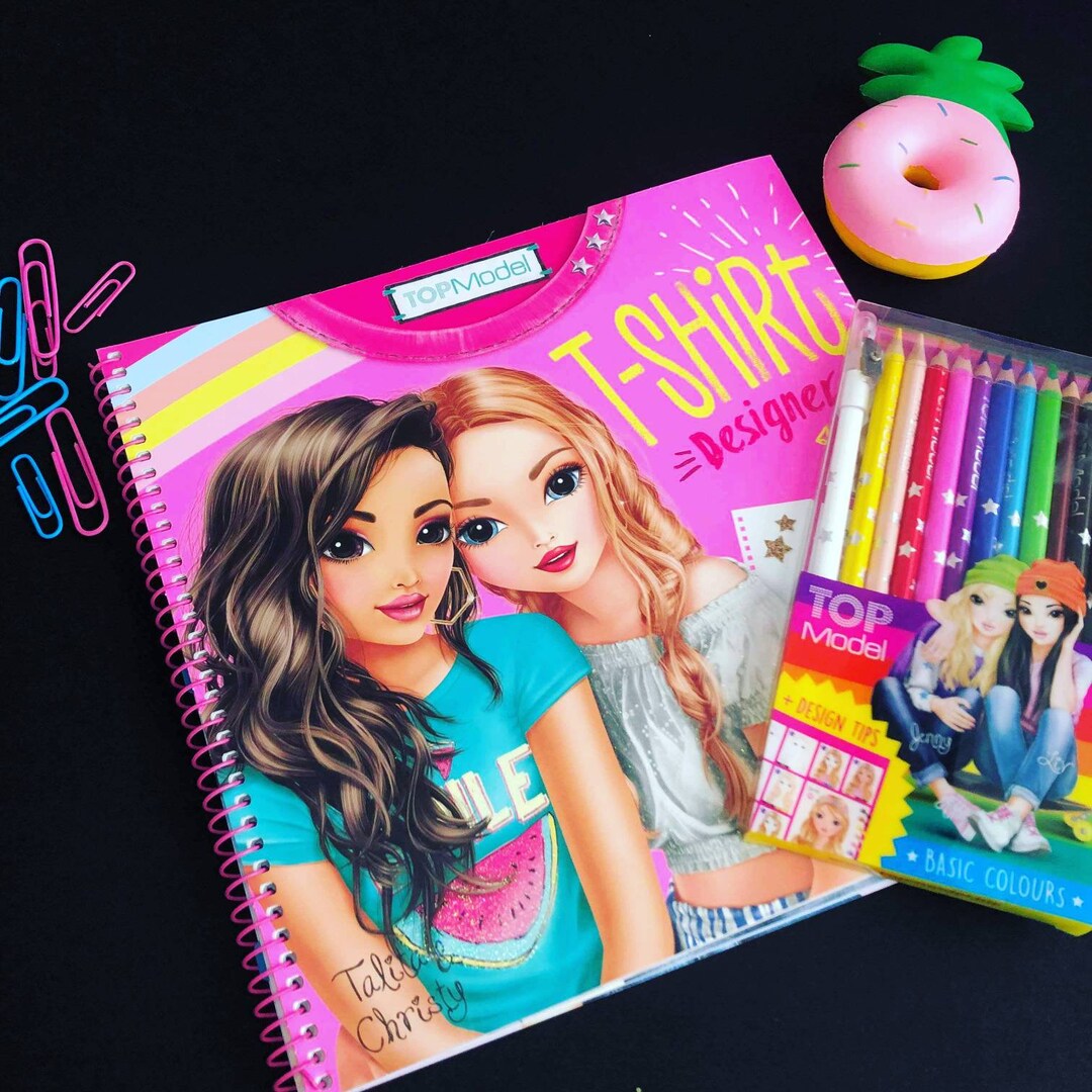 Topmodel T-shirt Design and Basic Pencils Gift Package - Etsy