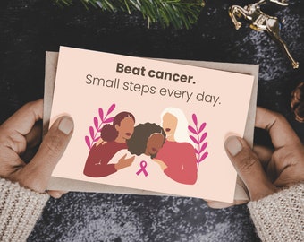Printable Beat Cancer Card - Etsy