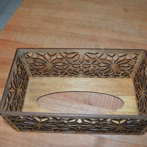 Custom Beautiful Laser Cut Large Tissue Box Cover - Etsy