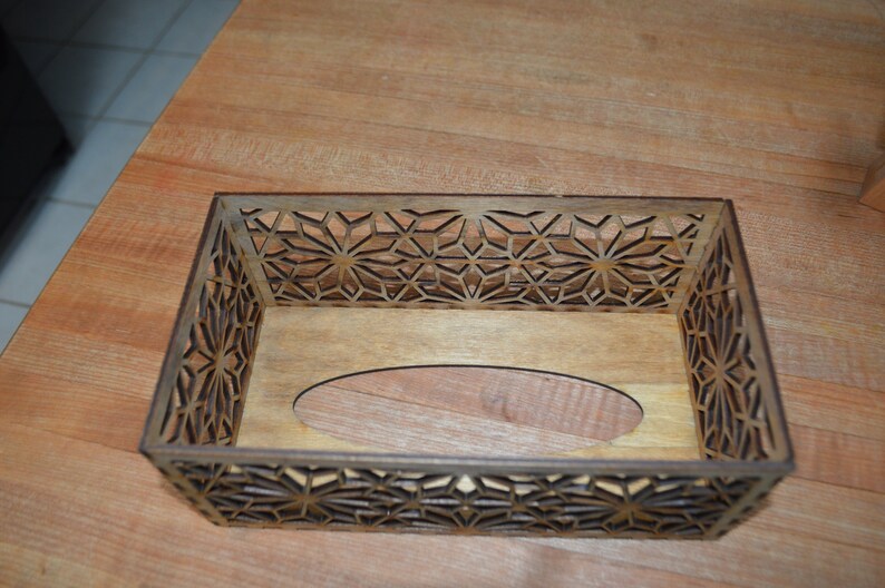 Custom Beautiful Laser Cut Large Tissue Box Cover - Etsy