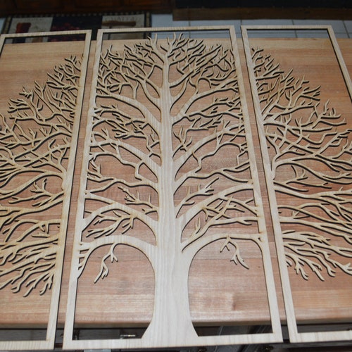 Tree of Life Wooden Sign Tree Wall Hanging Laser Engraved - Etsy Canada