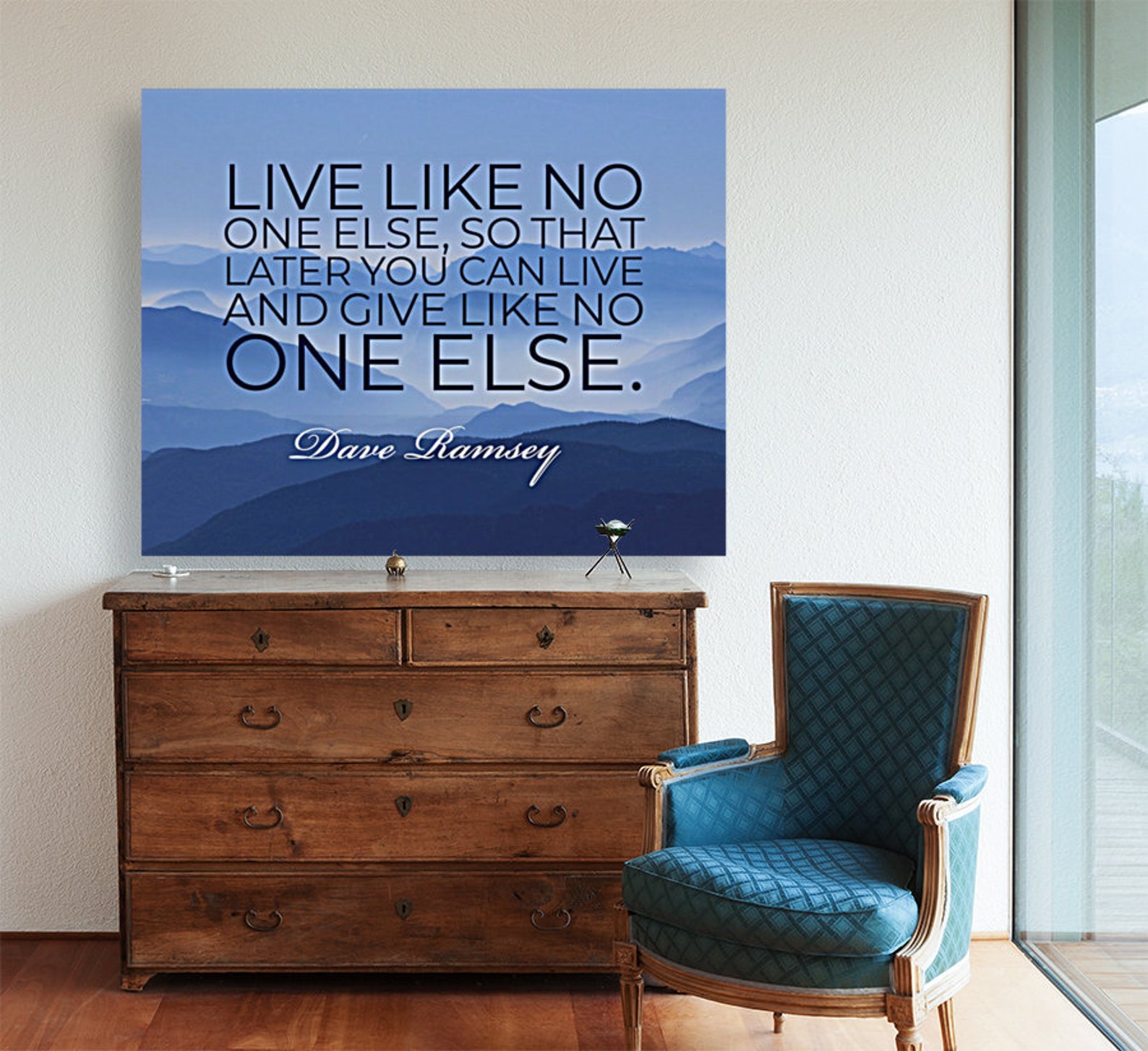 Live Like No One Else, so That Later You Can Live and Give Like No One Else, Dave Ramsey Quote ...