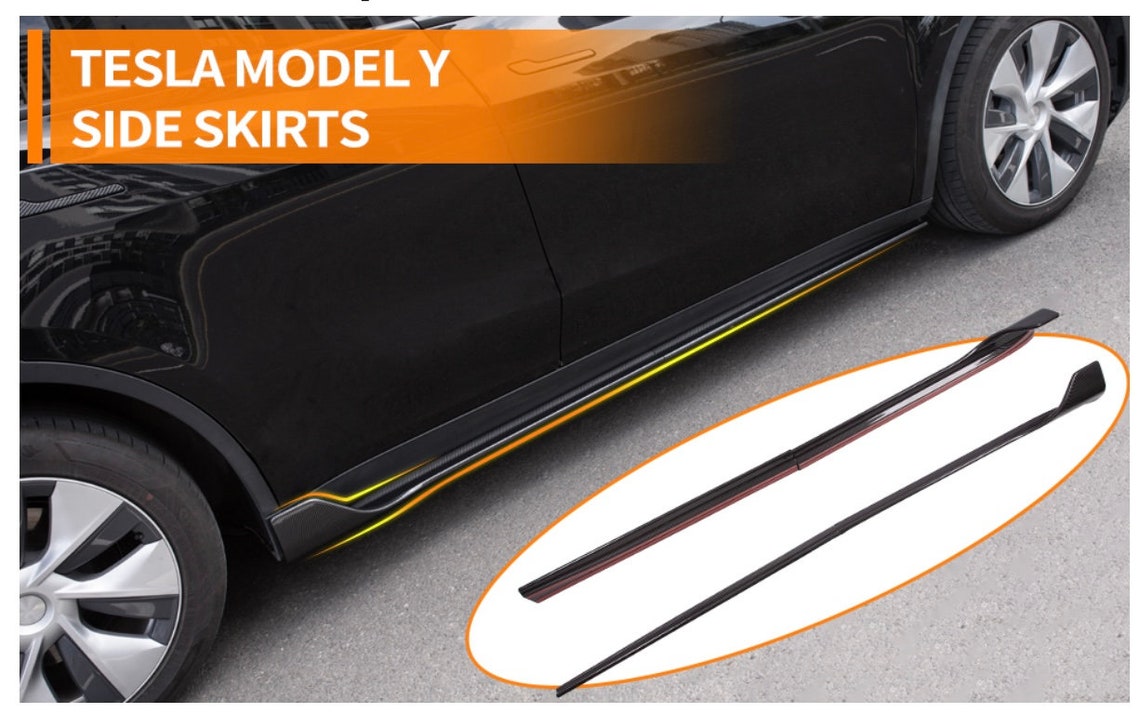 Tesla Model Y Side Skirts - Etsy