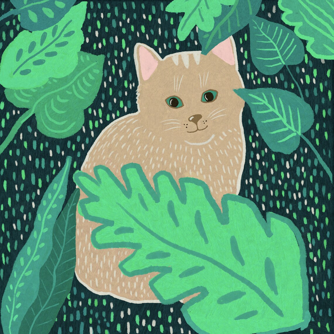 Printable Cat Poster Digital Poster Cat Printable Poster | Etsy