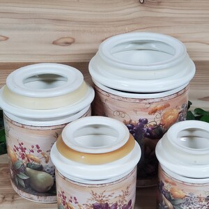 Vintage 4-pc. Canister Set WINDSOR by Certified International ...