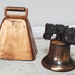 Vintage Brass Bell Assortment X4 Copper Painted Cowbell, Philadelphia ...