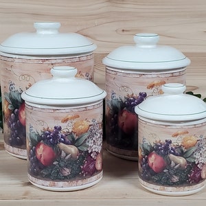 Vintage 4-pc. Canister Set WINDSOR by Certified International ...